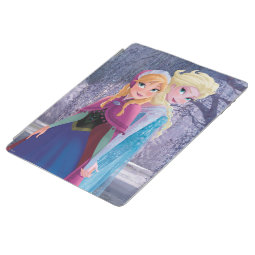 Anna and Elsa | Holding Hands iPad Smart Cover | Zazzle