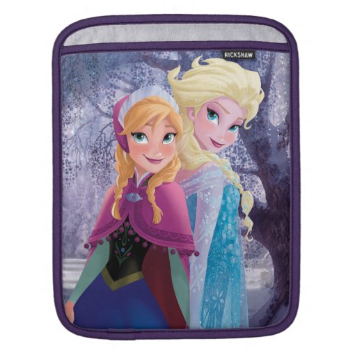 Anna and Elsa | Holding Hands Sleeve For iPads | Zazzle