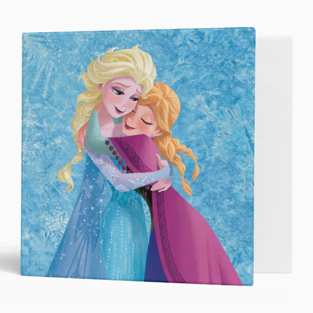Anna and Elsa | Hugging Binder | Zazzle