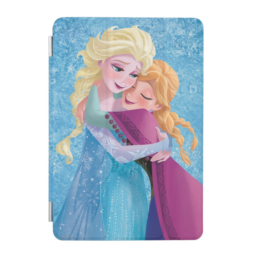 Anna and Elsa | Hugging iPad Mini Cover | Zazzle