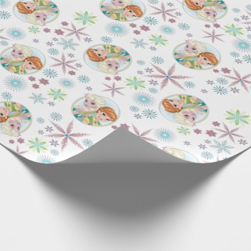 Anna and Elsa Pattern Wrapping Paper | Zazzle