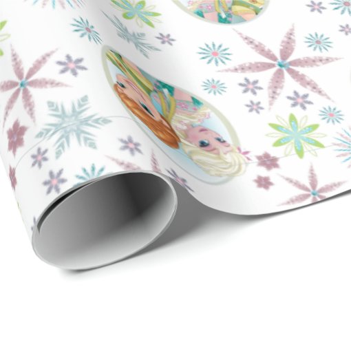 Anna and Elsa Pattern Wrapping Paper | Zazzle
