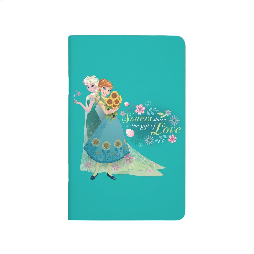 Anna and Elsa | Sister Love Journal | Zazzle