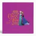Anna and Elsa | Standing Back to Back Binder | Zazzle