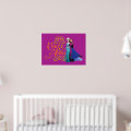 Anna and Elsa | Standing Back to Back Poster | Zazzle