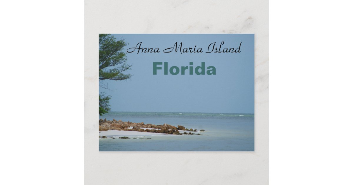 Anna Maria Island, Florida postcard | Zazzle