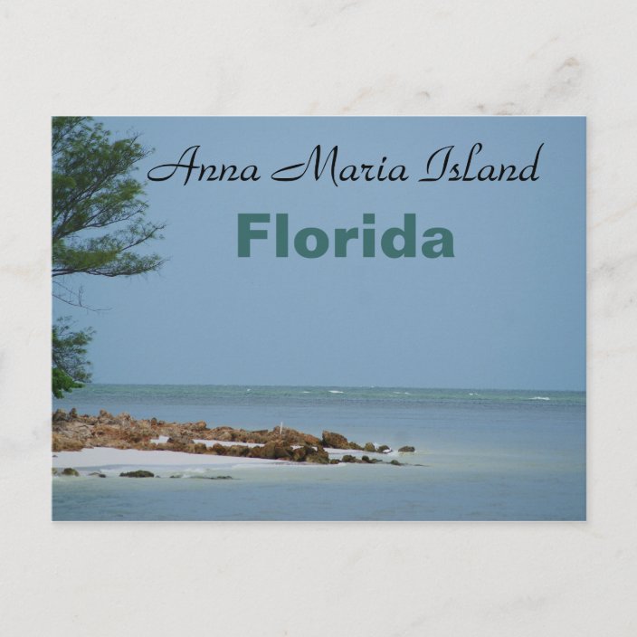 Anna Maria Island, Florida postcard | Zazzle.com