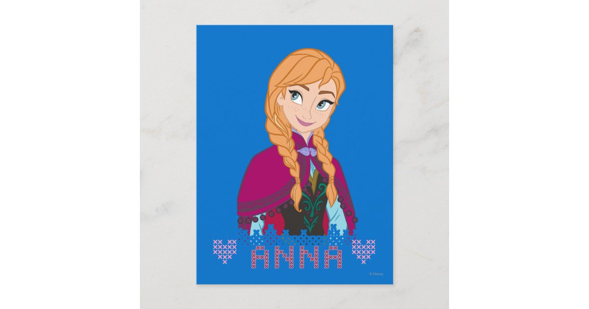 Anna | Portrait with Name Postcard | Zazzle