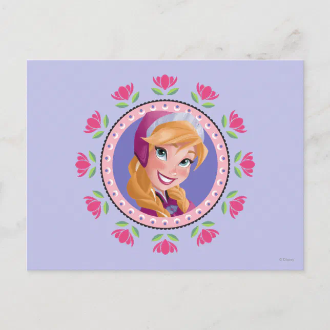 Anna | Princess Postcard | Zazzle