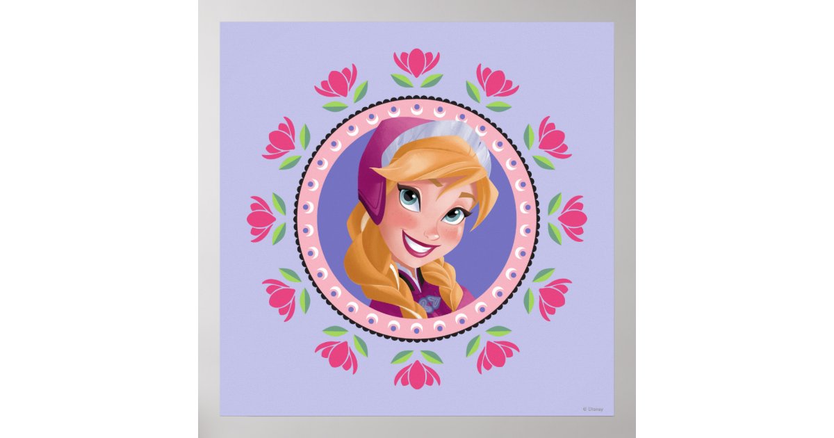 Anna | Princess Poster | Zazzle