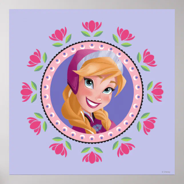 Anna | Princess Poster | Zazzle