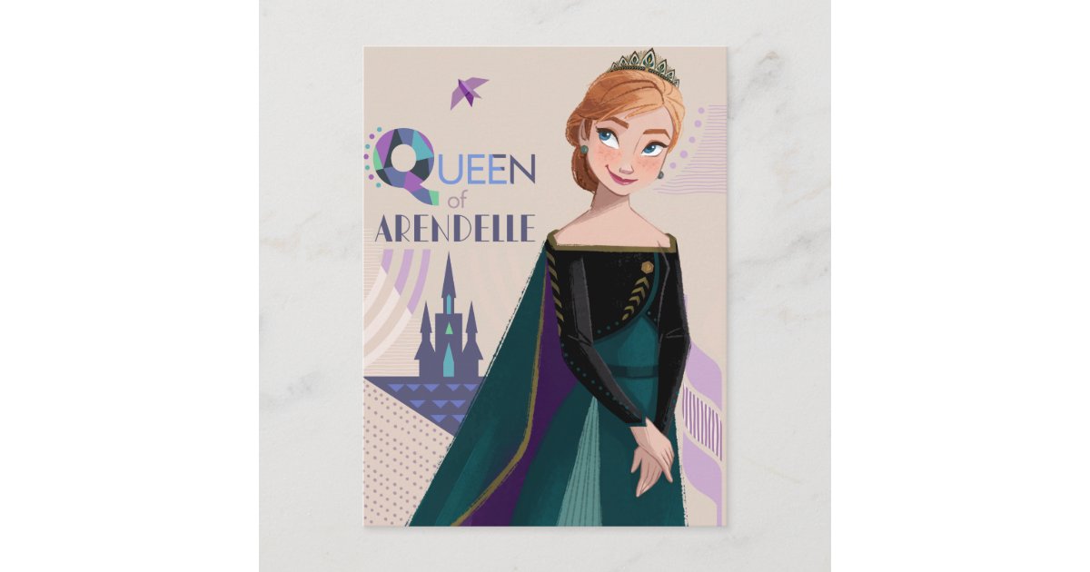 Anna | Queen of Arendelle Postcard | Zazzle