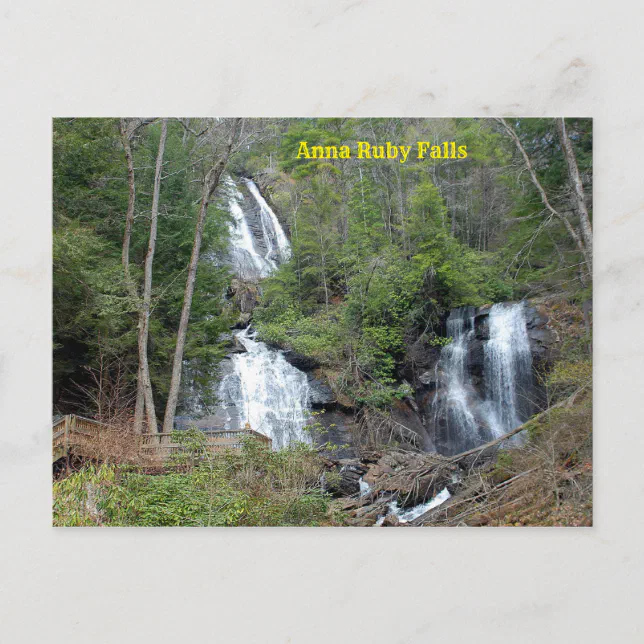 Anna Ruby Falls Postcard | Zazzle