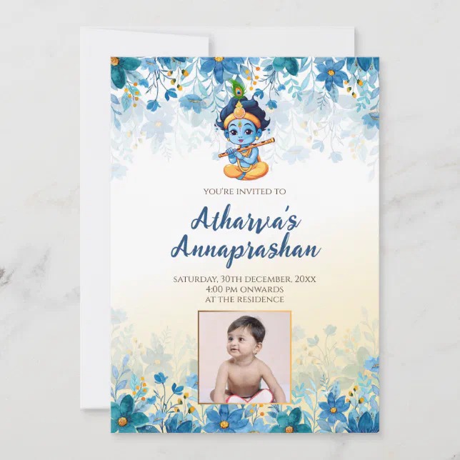 Annaprashan invites Annaprasan invitation | Zazzle
