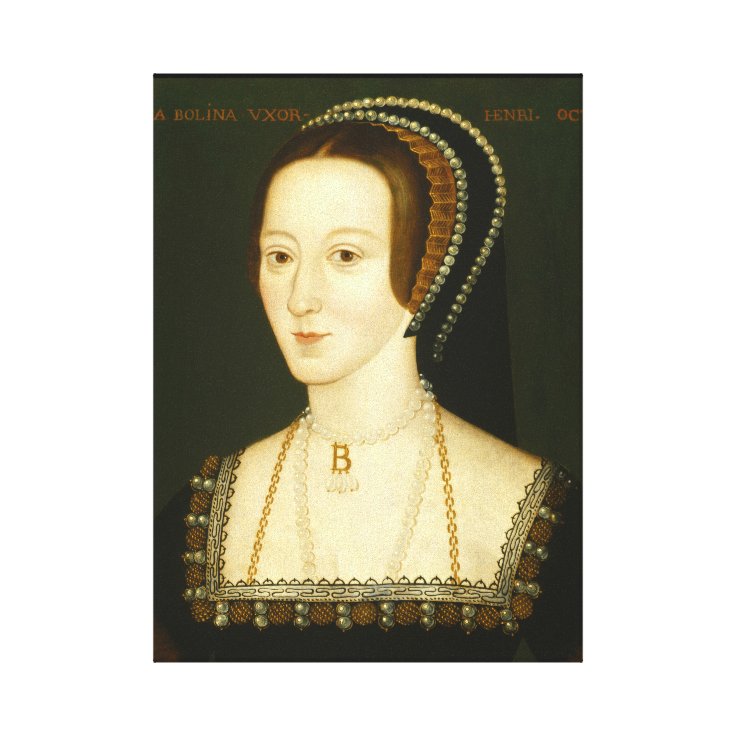 Anne Boleyn Canvas Print | Zazzle