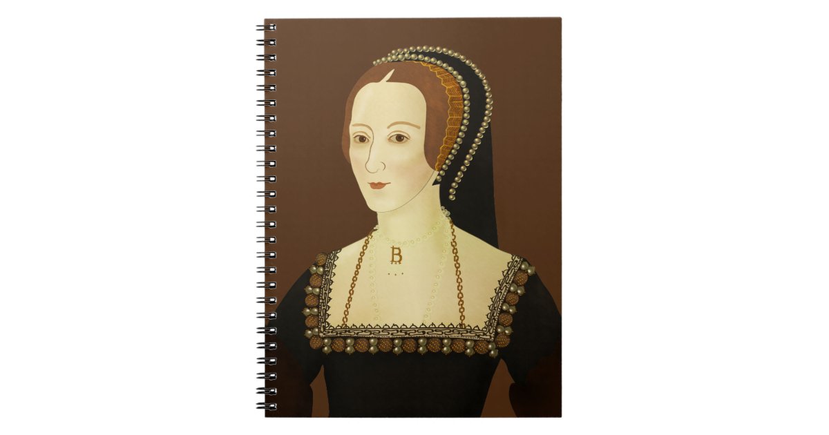 Anne Boleyn - historical illustration Notebook | Zazzle