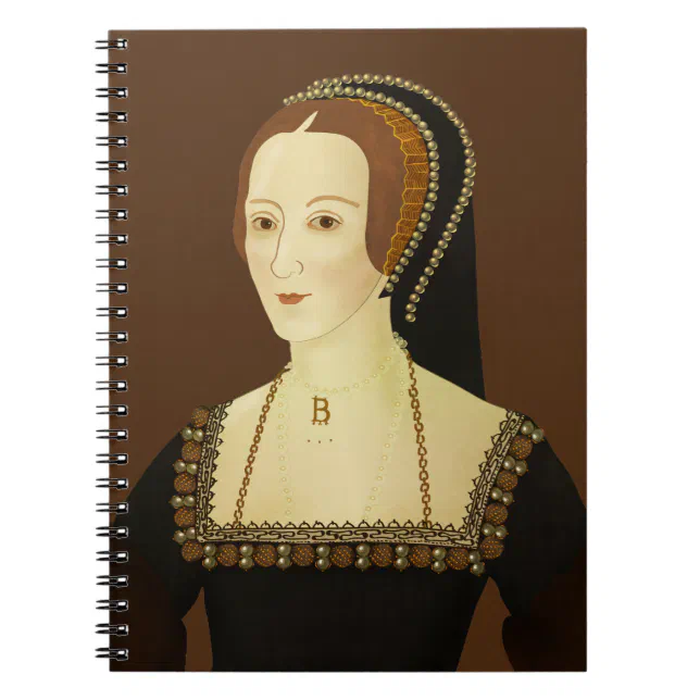 Anne Boleyn - historical illustration Notebook | Zazzle