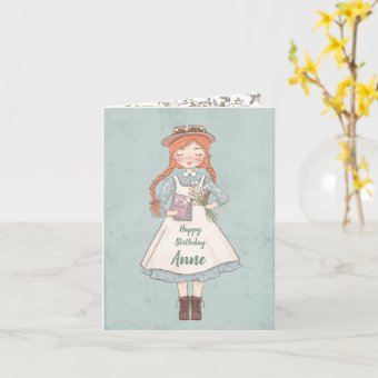 Anne of Green Gables | Birthday Card | Zazzle
