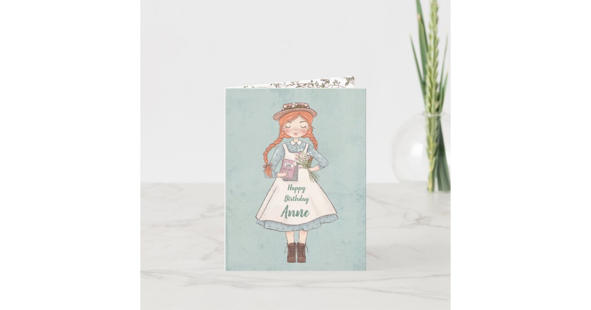 Anne of Green Gables | Birthday Card | Zazzle