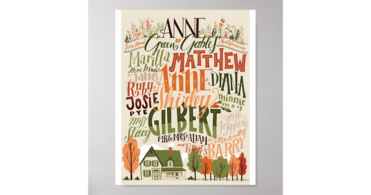 Anne of Green Gables Picture Poster | Zazzle