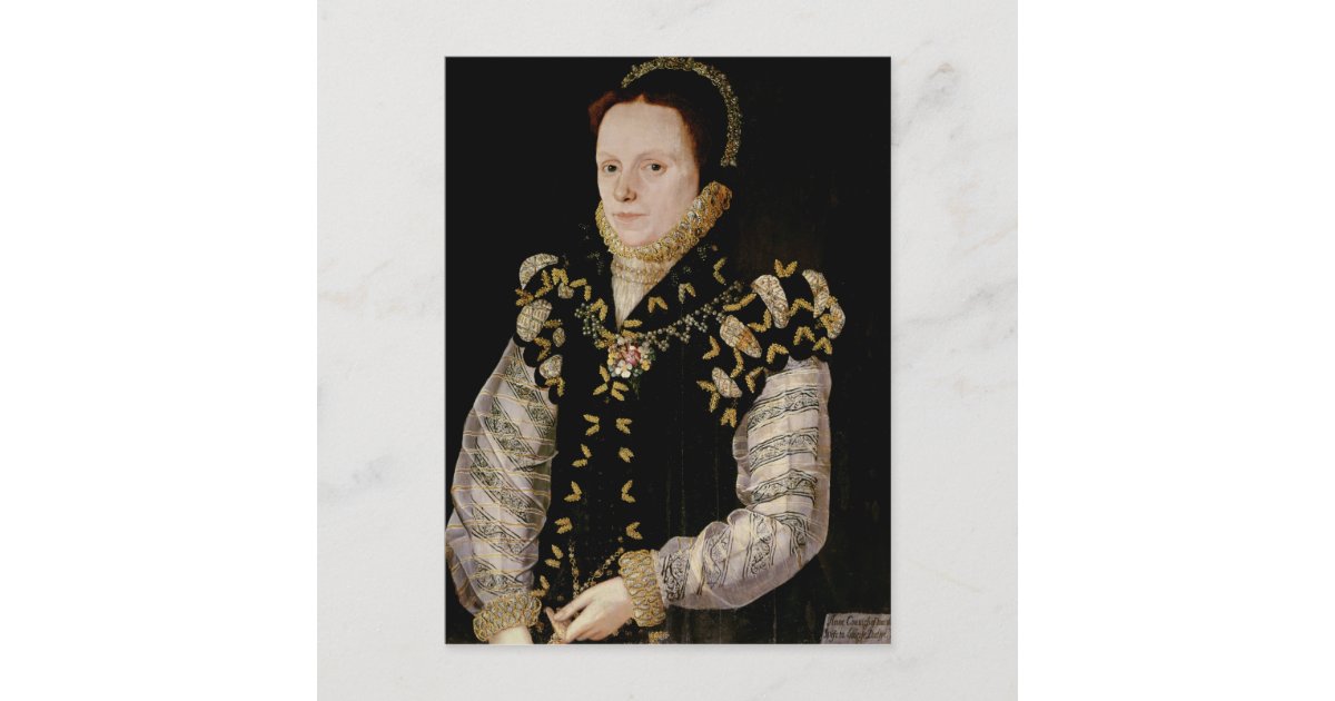 Anne Russell, Countess of Warwick , c.1565 Postcard | Zazzle