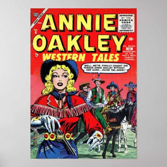 Annie Oakley Western Tales Poster | Zazzle.com
