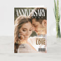 Anniversary Magazine Cover Husband | Wife Photo Card | Zazzle