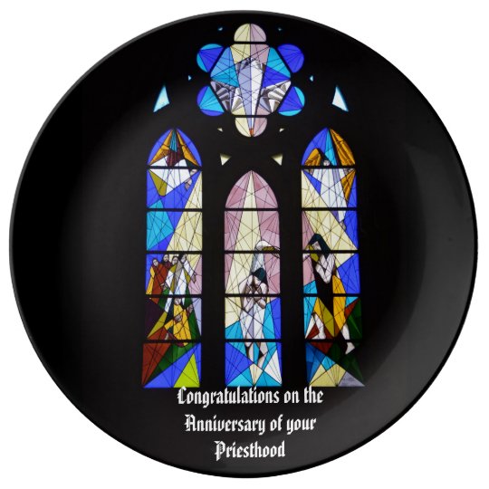 Anniversary Ordination Personalized Pastor Priest Dinner Plate | Zazzle.com