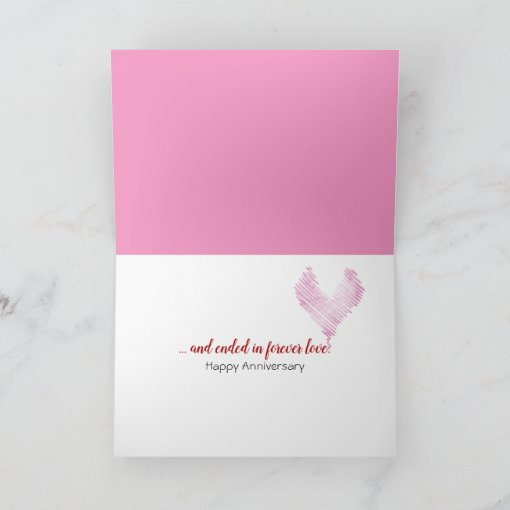 Anniversary Shoestring Heart and Sneakers Card | Zazzle