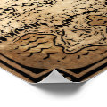 Annotated map of Faerun // Forgotten Realms Poster | Zazzle