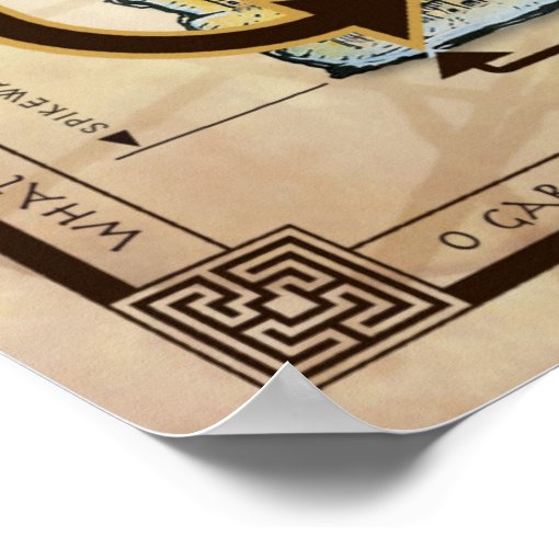 Annotated map of Sigil Poster | Zazzle