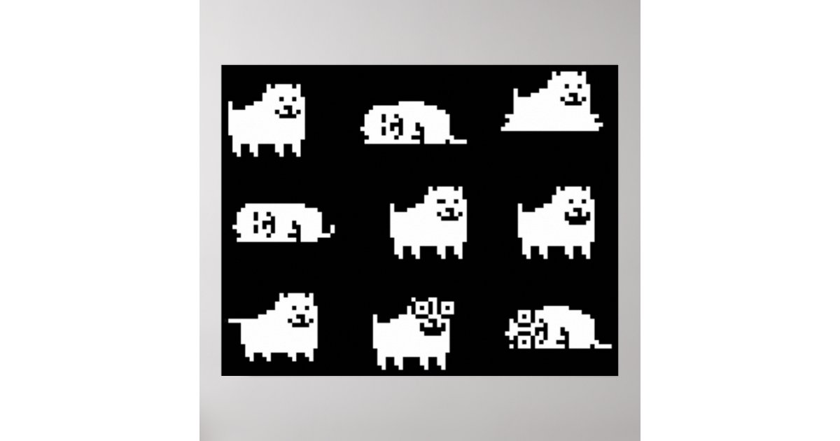 Annoying Dog Undertale HQ Poster | Zazzle