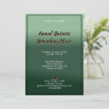 Annual Business Networking Mixer Invitation Card | Zazzle