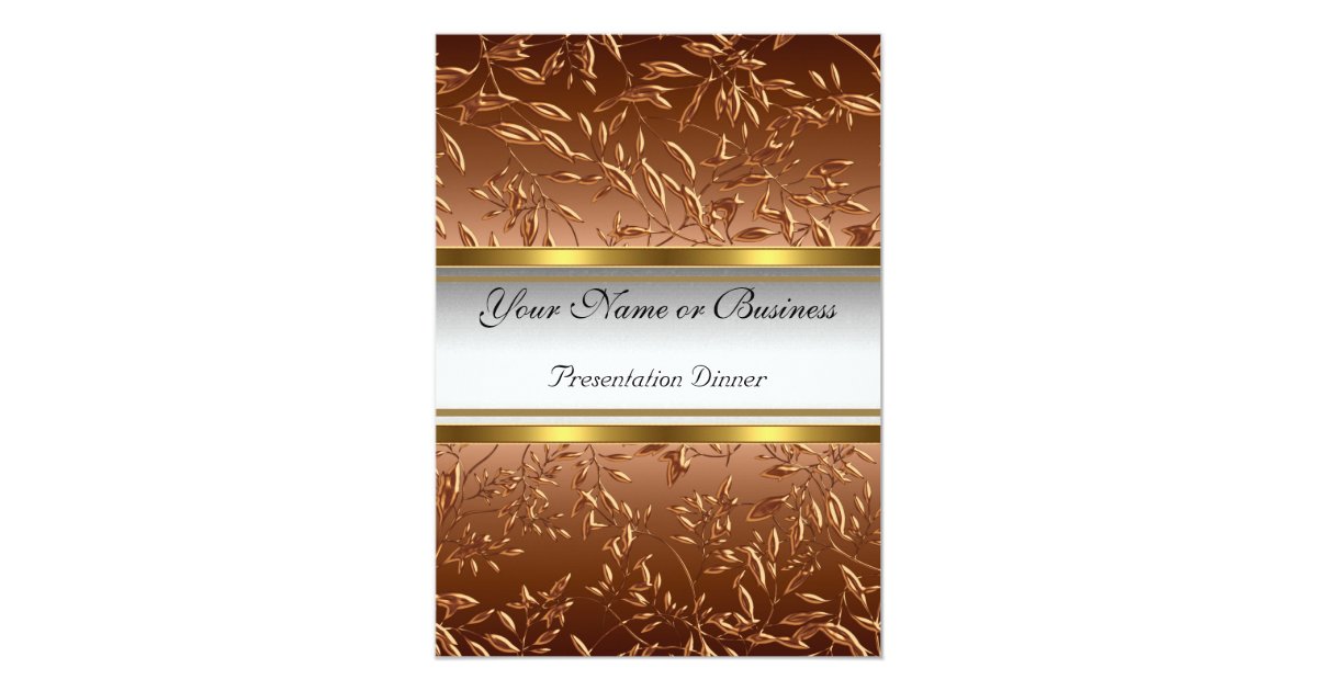 Annual Business Presentation Dinner Invitation | Zazzle.com