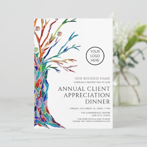 Annual Client Appreciation Dinner Invitation | Zazzle