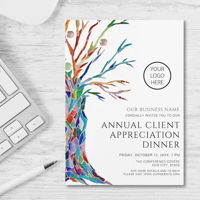 Annual Client Appreciation Dinner Invitation | Zazzle