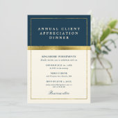 Annual Client Appreciation Dinner Party Invitation | Zazzle
