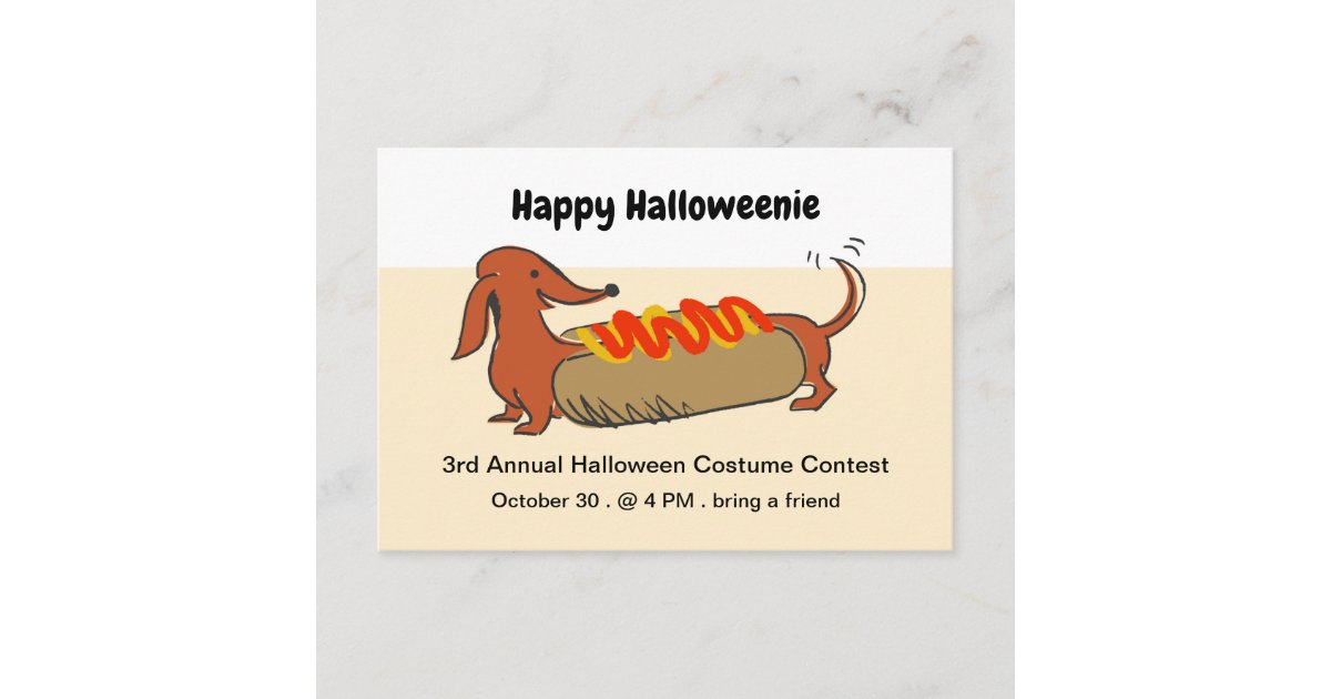 Annual Halloween Costume Contest party invitation | Zazzle