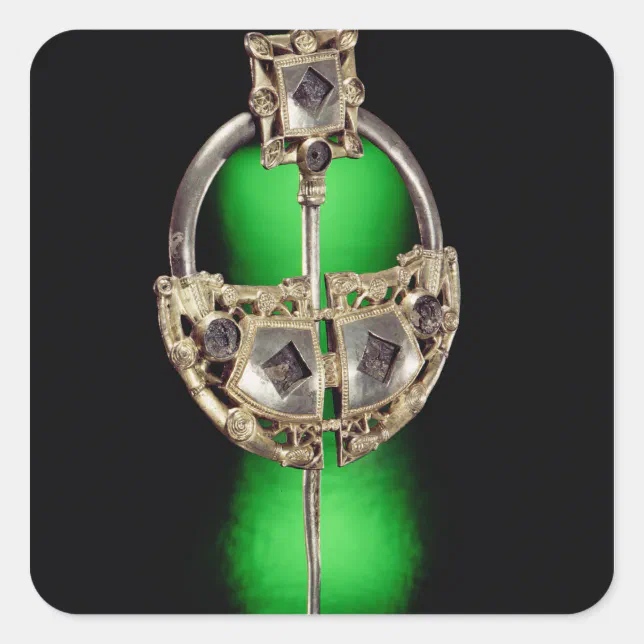 Annular brooch, Ardagh Hoard, Reerasta Square Sticker | Zazzle