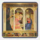 Annunciation by Fra Angelico, Renaissance Fine Art Square Sticker | Zazzle