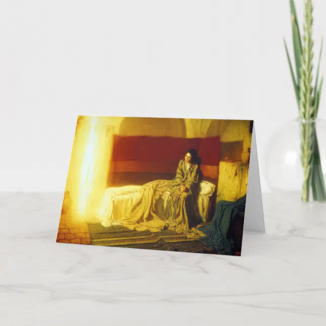 Annunciation - H.O. Tanner Card | Zazzle
