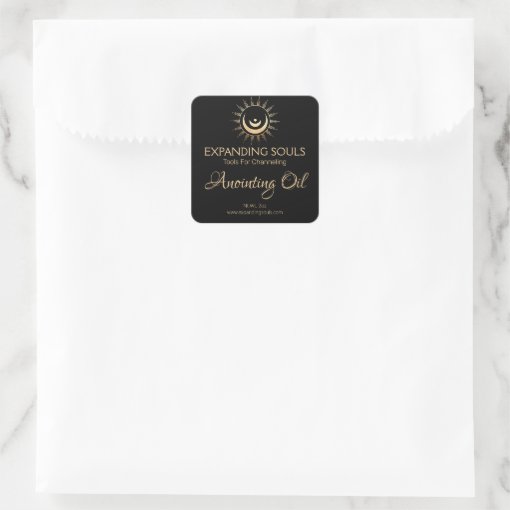 Anointing Oil Moon Labels | Zazzle
