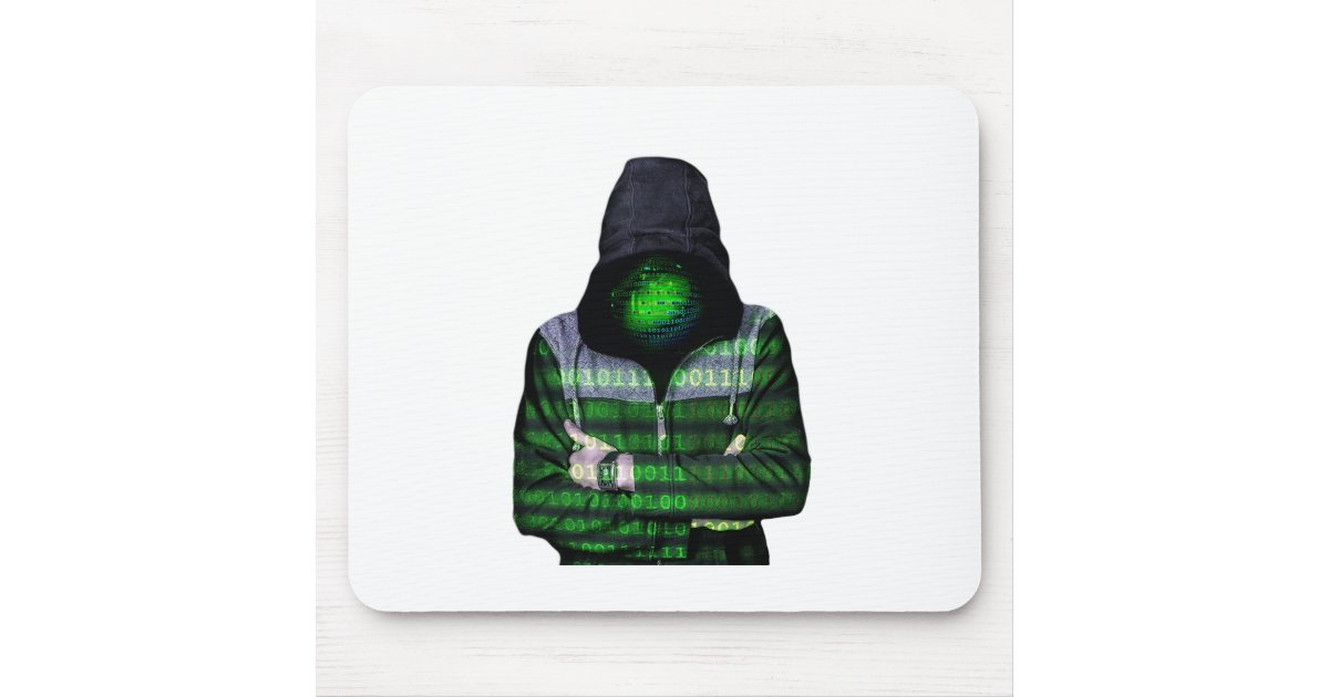 Anonymous Internet Hacker Mouse Pad Zazzle