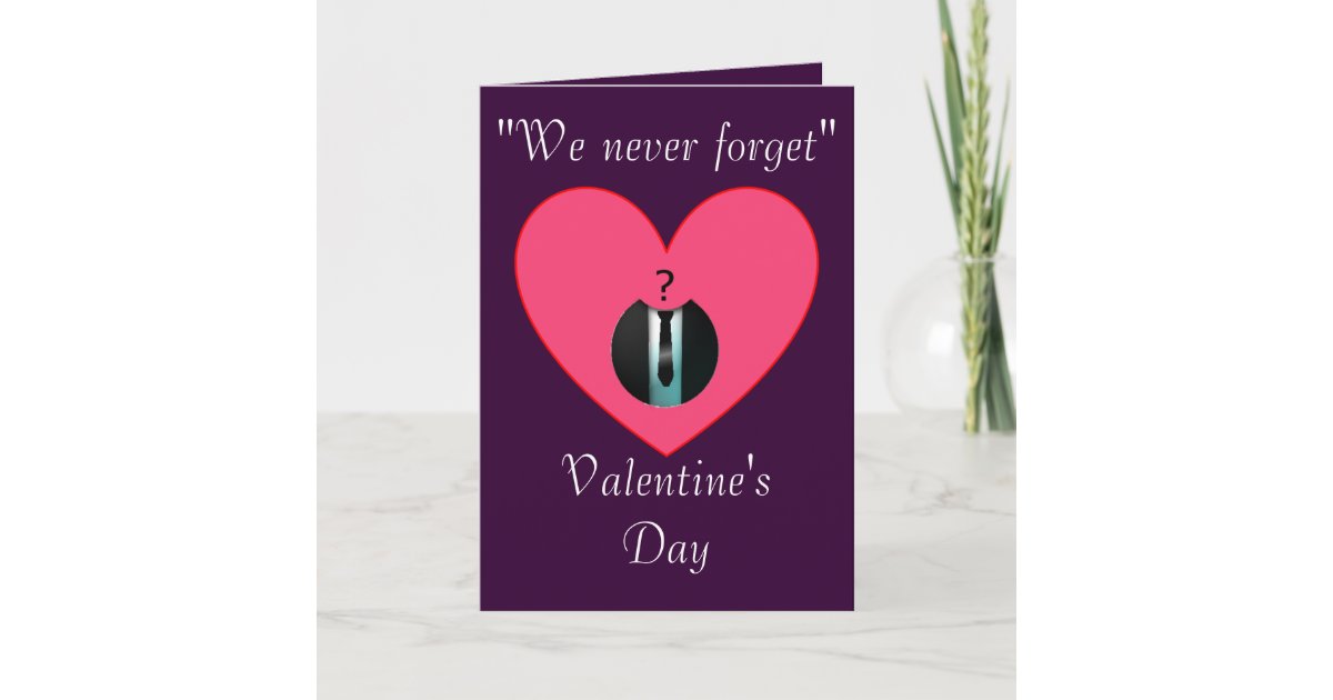 Anonymous Valentine's Day Card | Zazzle