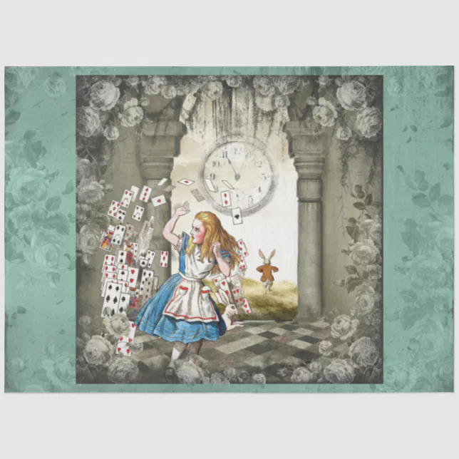 Another Alice in Wonderland Series Design 59 Tissue Paper | Zazzle