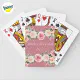 Another Beautiful Day Pink and White Roses Floral Poker Cards | Zazzle