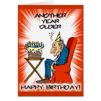 Happy Birthday Old Timer Greeting Cards | Zazzle
