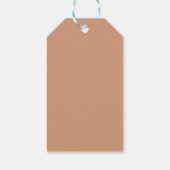 ANSLEY | Bohemian Burnt Orange Rainbow Baby Shower Gift Tags | Zazzle