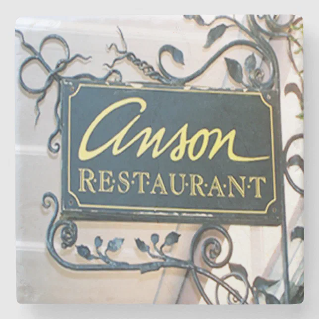 Anson Restaurant Charleston, Sc. Stone Coaster | Zazzle