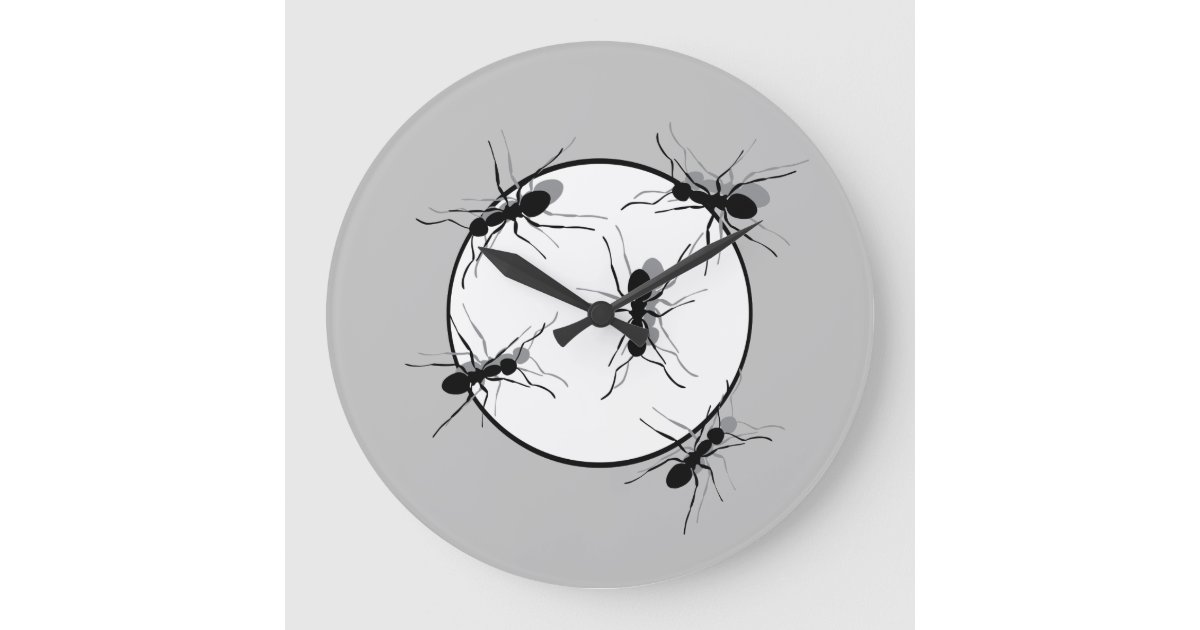Ant Circle. Friendship Circle Large Clock | Zazzle